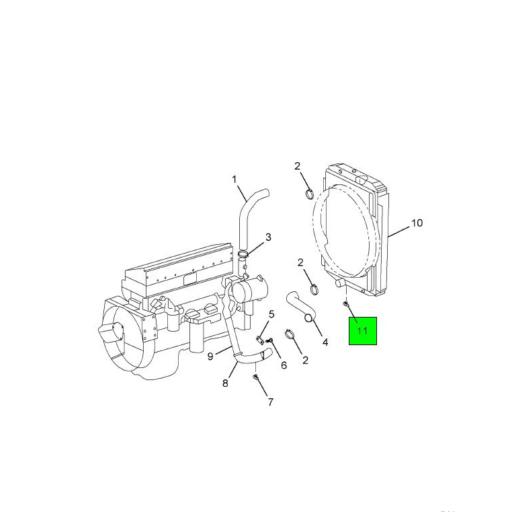 125407H1 Navistar International | Radiator Drain Valve 1/4 in NPT x 3/8 ...