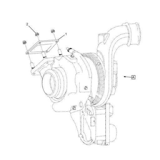1842623C94 Navistar International | Turbocharger Mounting Kit | Source ...