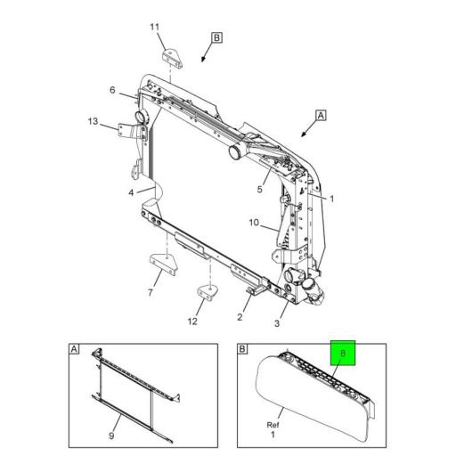 2604166C92 Navistar International | Left Mounting Hardware Kit | Source ...