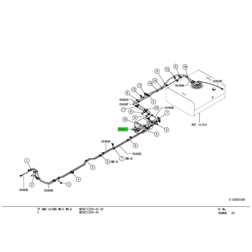 ML296109 Mitsubishi FUSO | Fuel Vapor Control Line Tube | Source One ...