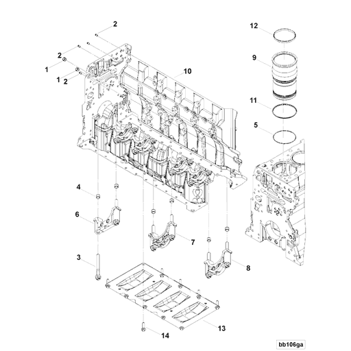 4376170 Cummins | Cylinder Block Kit | Source One Parts Center