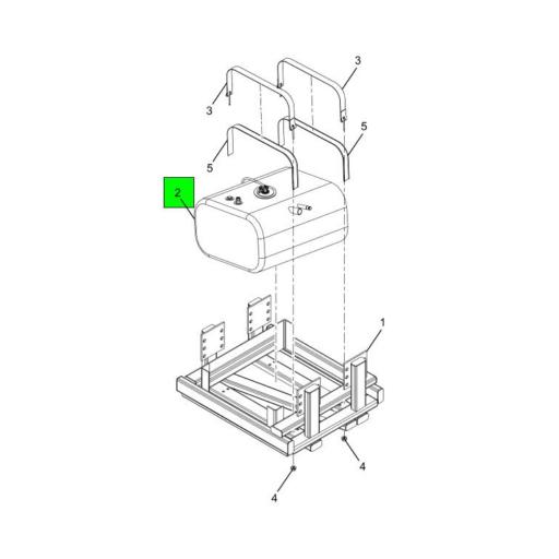 4048869C95 Navistar International | Fuel Tank 40 Gal Left-Hand Fill ...