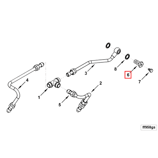 3911446 Cummins | Banjo Connector Screw | Source One Parts Center