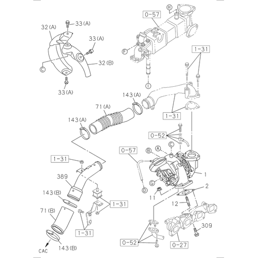 8-98113-762-0 Isuzu | Water Pipe Gasket | Source One Parts Center