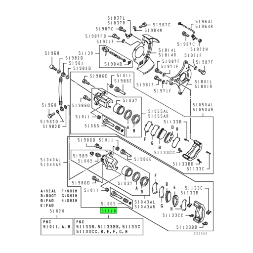 MK528486 Mitsubishi FUSO | Pad Kit | Source One Parts Center