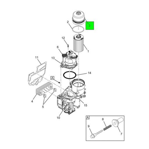 3007511C92 Navistar International | Oil Filter Cover Kit | Source One ...