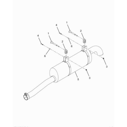 4100851C92 Navistar International | MUFFLER EXHAUST MUFFLER ASSEMBLY ...