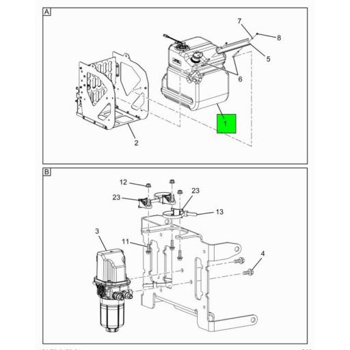 4140957C92 Navistar International | TANK DEF 252 GAL QLS 1 ASSEMBLY ...