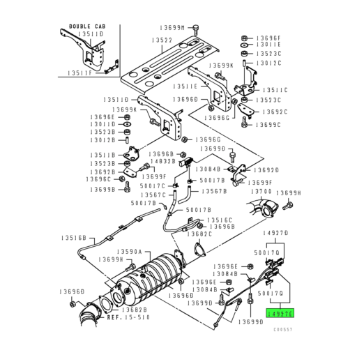 ME230528 | Genuine Mitsubishi FUSO® Exhaust High Temperature Sensor ...