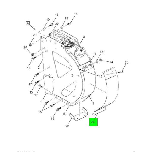4023951C1 Navistar International | DEF Tank Cover Assembly 95 gal ...