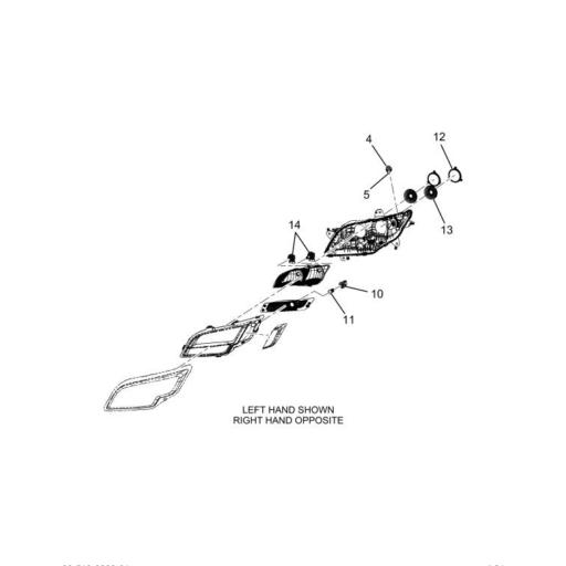 4121489C92 Navistar International | Headlight Halogen SAE Left | Source ...