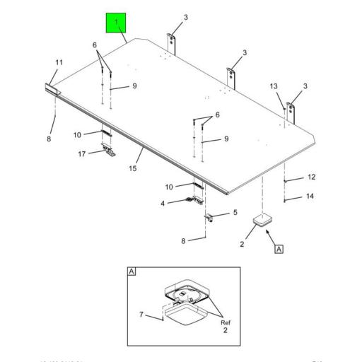 4106549C2 Navistar International | Lower Bunk 42-Inch Mattress Base ...