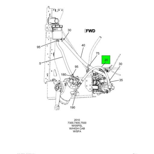 3863318C1 Navistar International | Hose Power Steering Assembly ...