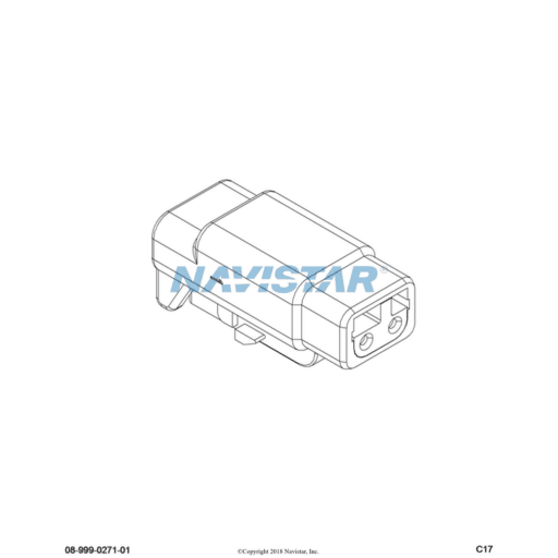 3518182C1 Navistar International | DTM Series Connector Socket Plug - 8 ...