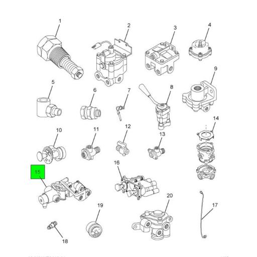 2585506C91 Navistar International | Tractor Protection Valve | Source ...