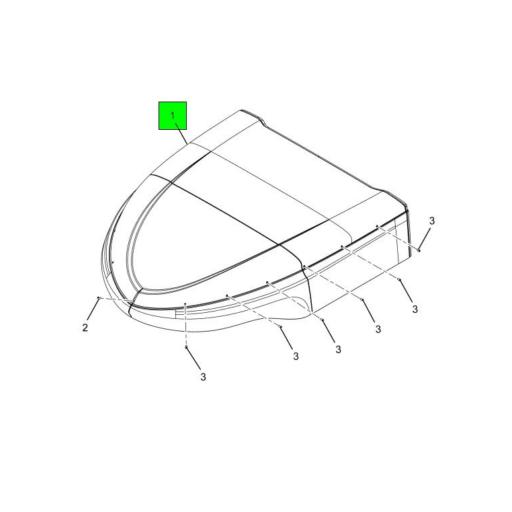 6103713C91 Navistar International | PANEL ASSEMBLY ROOF CAB OUTER ...