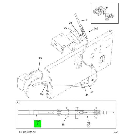 2522328C91 Navistar International | Parking Brake Lever Assembly ...