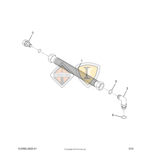 1825622C92 Navistar International | High-Pressure Hose Kit | Source One ...