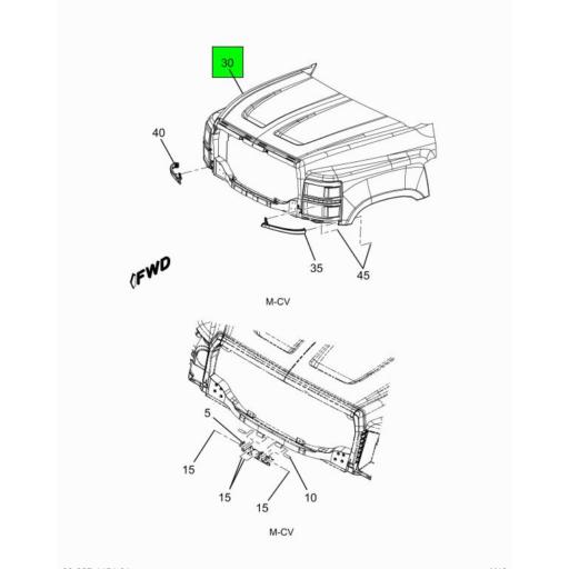 4078054C99 Navistar International | Hood Assembly | Source One Parts Center