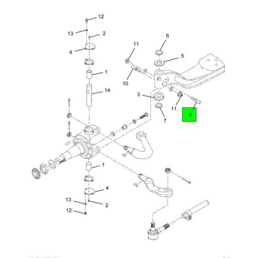 2507325C1 Navistar International | Kingpin Draw Key | Source One Parts ...