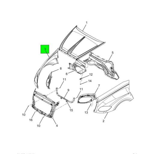 4046558C1 Navistar International | Right Hood Side Panel | Source One ...