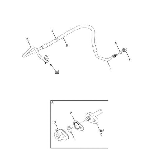 4022816C91 Navistar International | Air Conditioning Hose Assembly ...