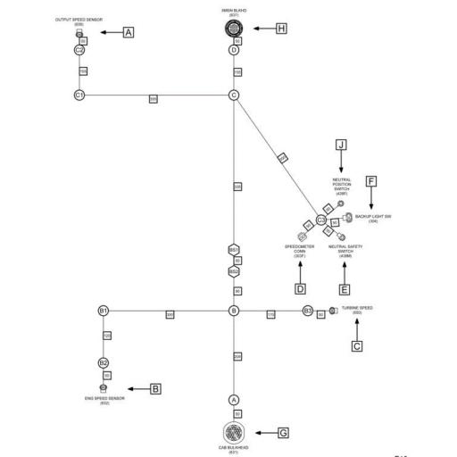 3522222C91 Navistar International | Main Wiring Harness Transmission ...