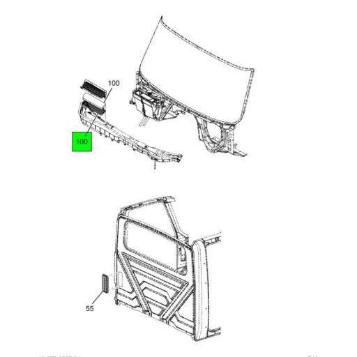 CFFN6100 Navistar International | Cab Fresh Air Filter Assembly ...