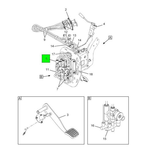 2506079C91 Navistar International | Brake Valve E8P Tractor | Source ...