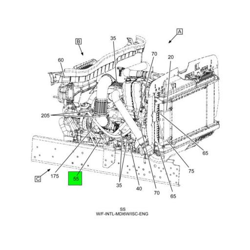 4039428C91 Navistar International | Fluid Heater Return Pipe Assembly ...