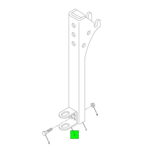 3570989C4 Navistar International | Fuel Tank Mounting Bracket | Source ...