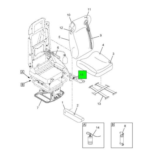 2508945C1 Navistar International | Air Level Seat Electric Paddle Valve ...