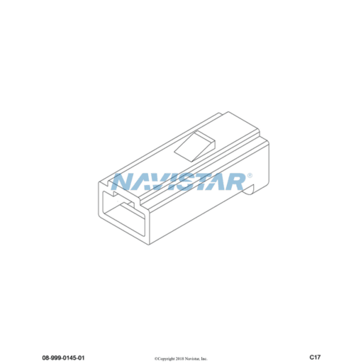 188395R1 Navistar International | Body Connector 1-Way Male Natural ...