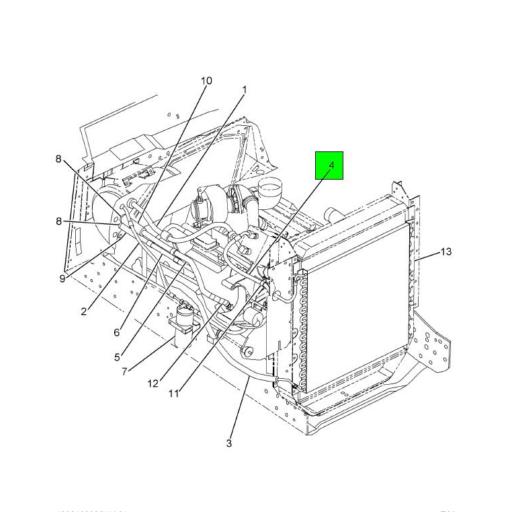 2020066C95 Navistar International | Flexible Refrigerant Hose A/C ...
