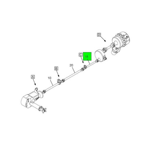 2589181C1 Navistar International | Drive Shaft | Source One Parts Center