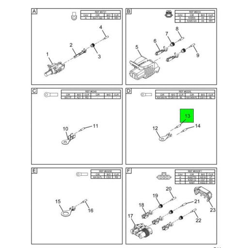 990559C1 Navistar International | Fusible Link Wire 12 Gauge - 50 Pack ...