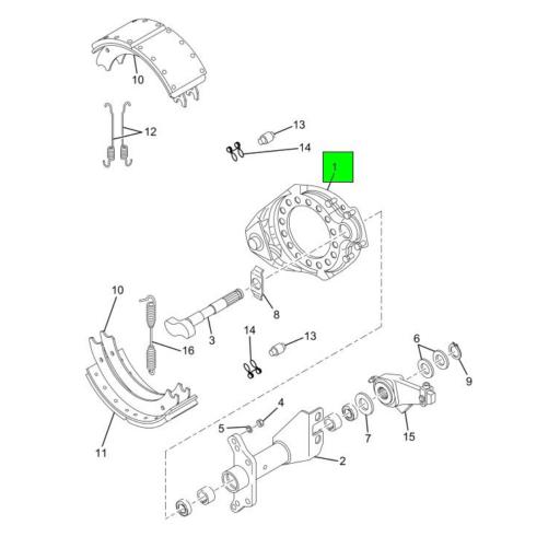 ETN0975952 Navistar International | SPIDER BRAKE W/ANCHOR PIN | Source ...