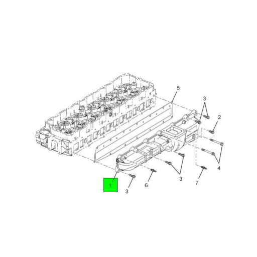 7096633C92 Navistar International | Intake Manifold Assembly | Source ...