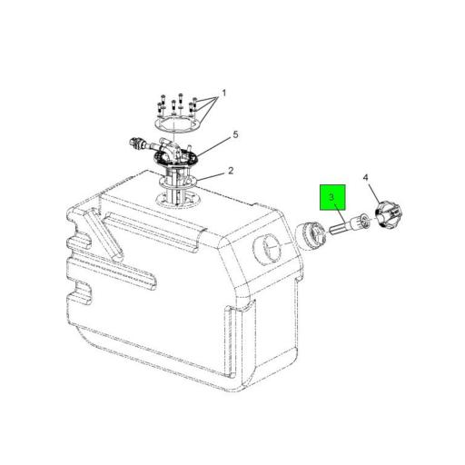 2510599C91 Navistar International | Diesel Exhaust Fluid Fill Neck ...