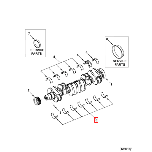 3944153 Cummins | Main Bearing | Source One Parts Center