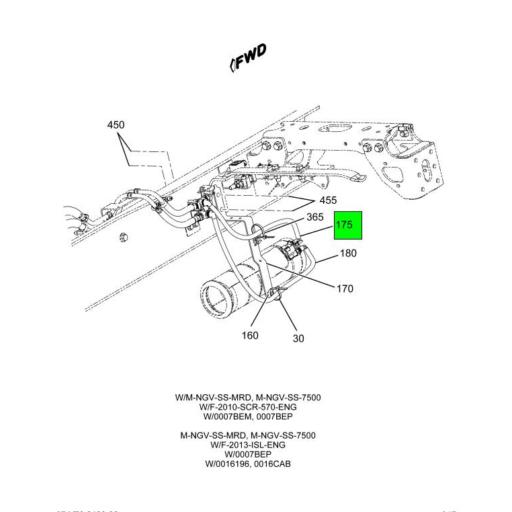 4045512C2 Navistar International | Radiator Inlet Hose | Source One ...