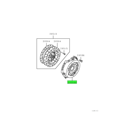 ME500508 Mitsubishi FUSO | Clutch Cover Assembly | Source One Parts Center