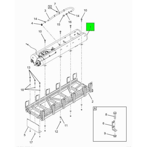 4122902C91 Navistar International | Propane Gen II Fuel Tank 89G with ...