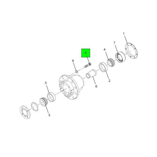 2504222C1 Navistar International | Wheel Stud Bolt M22 x 15 mm | Source ...