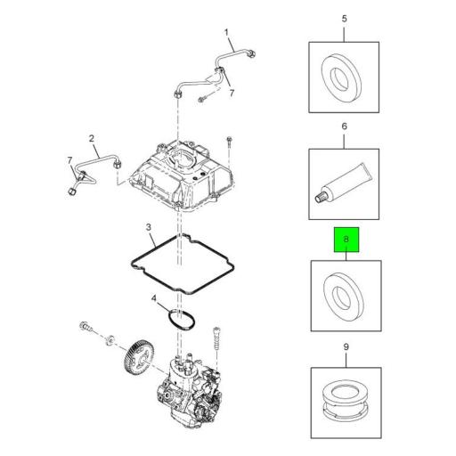 1894137C1 Navistar International | M12 Bonded Seal Type D Washer - 10 ...