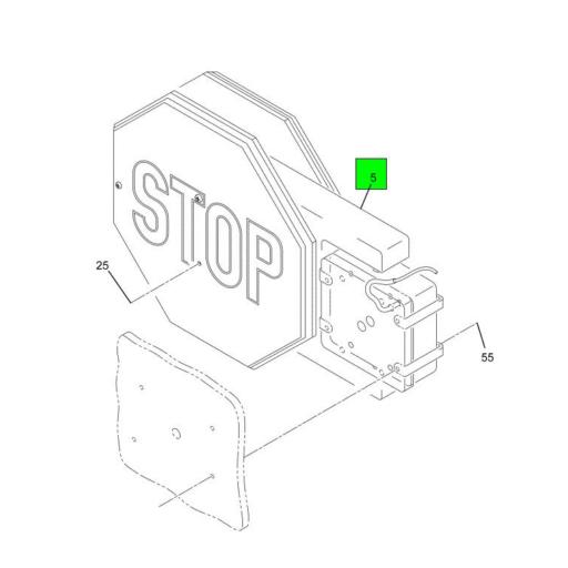 2204859C1 IC Bus | Rear Electric Arm Stop High-Intensity | Source One ...