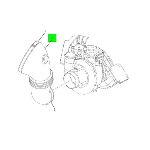3581026C1 Navistar International | Air Cleaner Hose | Source One Parts ...