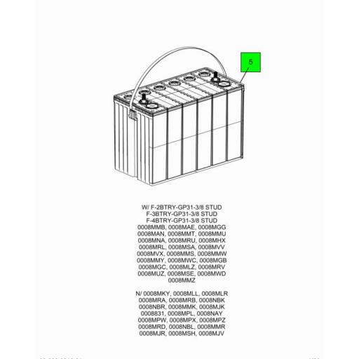 6135026C1 Navistar International | Fleetrite Storage Battery 12V 750 ...