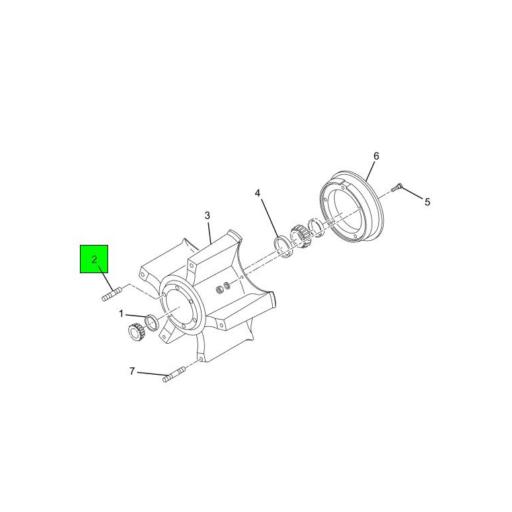 1655041C1 Navistar International | Drive Flange Stud 5/8 in x 278 in ...