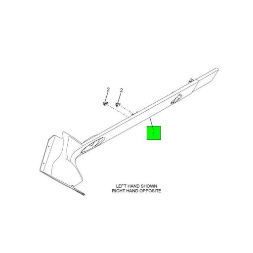 3618288C2 Navistar International | Cab Skirt Panel Left | Source One ...